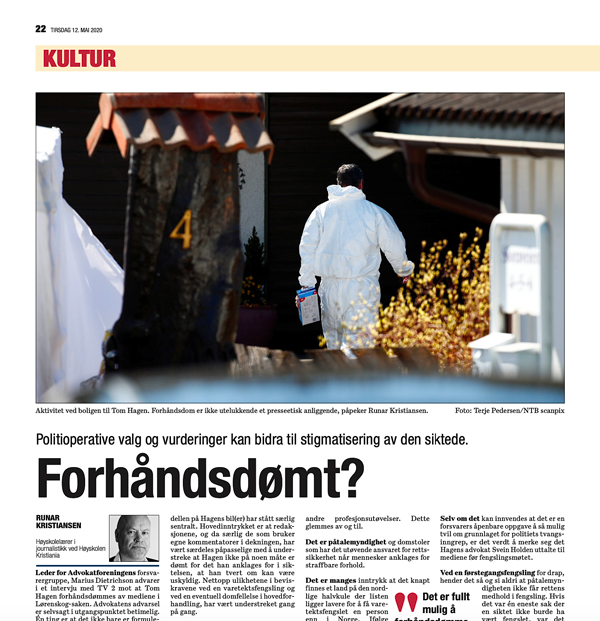 Forhåndsdømt? | Runar Kristiansen